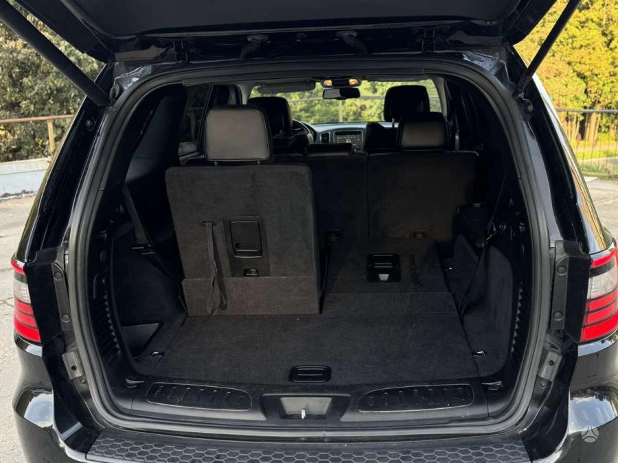 Melns Dodge Durango 2015 Viļņa, ar dzinēja tilpumu 3.60 L un nobraukumu 226 tūkst. km par 15800 €, foto 29 vietnē AUTOMOTO.COM.LV