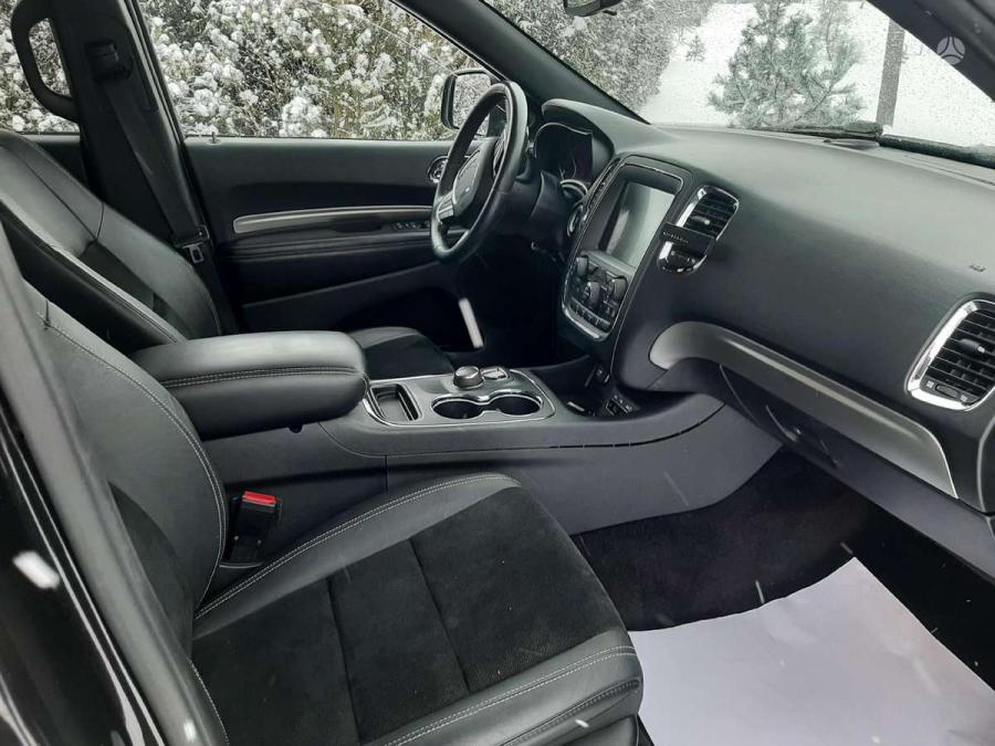 Melns Dodge Durango 2016 Kauņa, ar dzinēja tilpumu 3.60 L un nobraukumu 190 tūkst. km par 15700 €, foto 10 vietnē AUTOMOTO.COM.LV