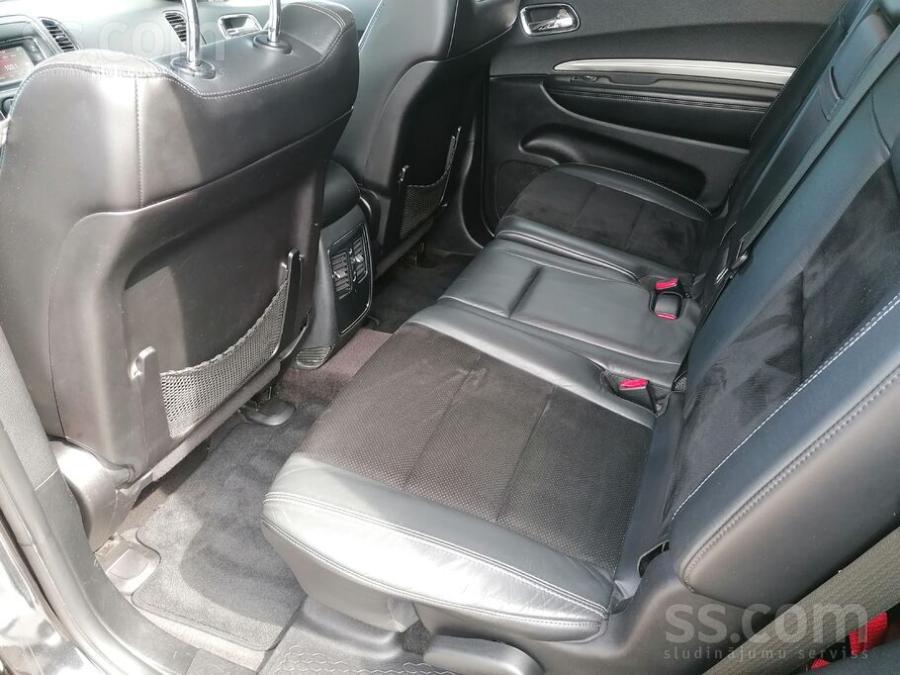 Melns Dodge Durango 2016 Valmiera, ar dzinēja tilpumu 3.60 L un nobraukumu 211 tūkst. km par 15900 €, foto 12 vietnē AUTOMOTO.COM.LV