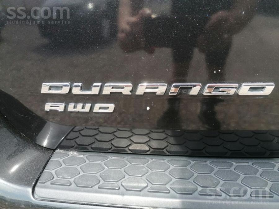 Melns Dodge Durango 2016 Valmiera, ar dzinēja tilpumu 3.60 L un nobraukumu 211 tūkst. km par 15900 €, foto 14 vietnē AUTOMOTO.COM.LV