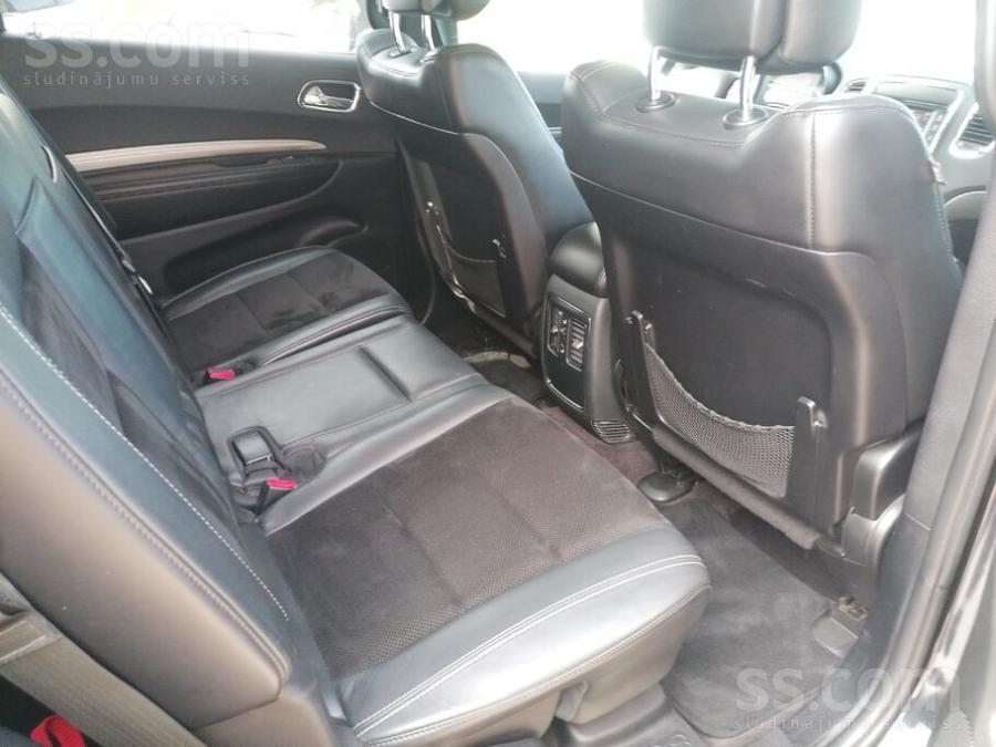 Melns Dodge Durango 2016 Valmiera, ar dzinēja tilpumu 3.60 L un nobraukumu 211 tūkst. km par 15900 €, foto 17 vietnē AUTOMOTO.COM.LV