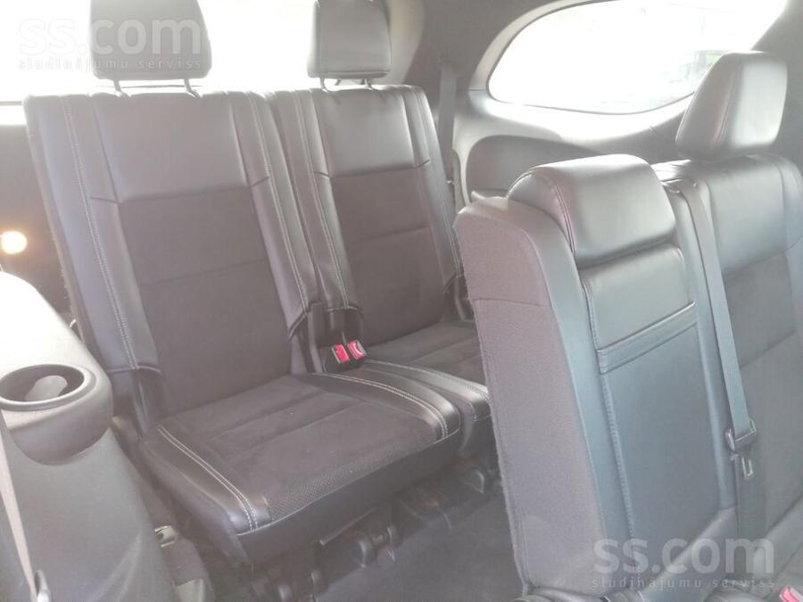 Melns Dodge Durango 2016 Valmiera, ar dzinēja tilpumu 3.60 L un nobraukumu 211 tūkst. km par 15900 €, foto 18 vietnē AUTOMOTO.COM.LV