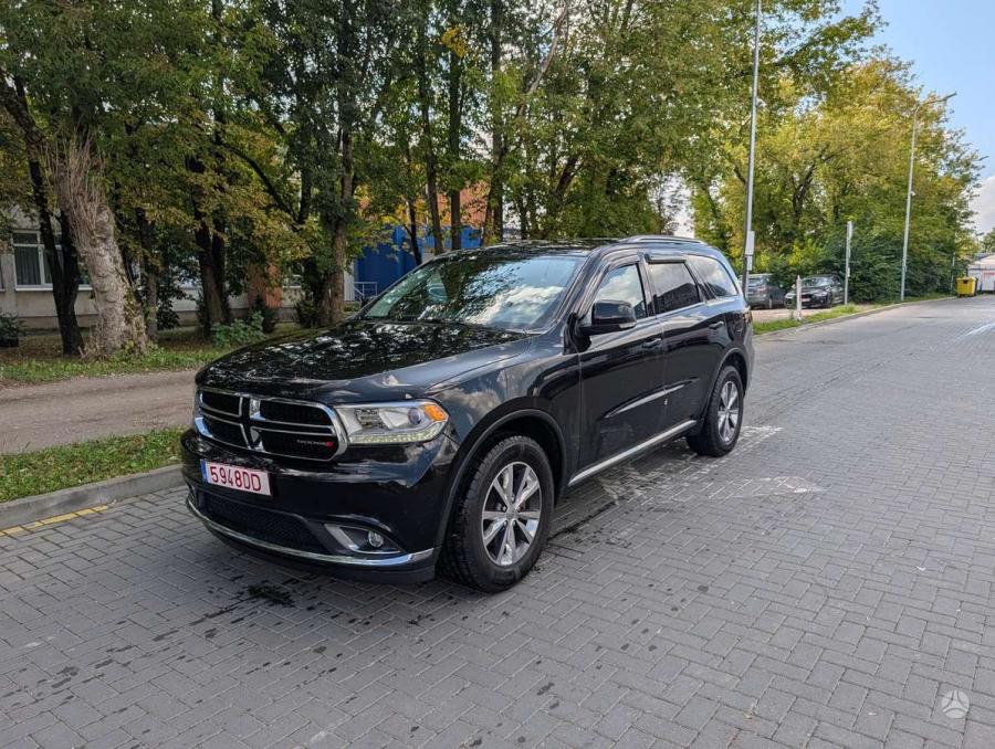 Melns Dodge Durango 2016 Kauņa, ar dzinēja tilpumu 3.60 L un nobraukumu 245 tūkst. km par 10900 €, foto 1 vietnē AUTOMOTO.COM.LV