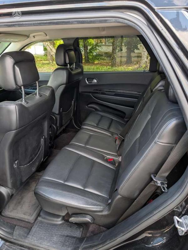 Melns Dodge Durango 2016 Kauņa, ar dzinēja tilpumu 3.60 L un nobraukumu 245 tūkst. km par 10900 €, foto 9 vietnē AUTOMOTO.COM.LV