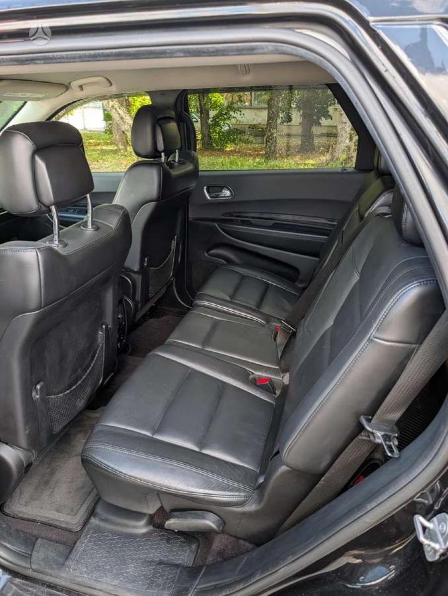 Melns Dodge Durango 2016 Kauņa, ar dzinēja tilpumu 3.60 L un nobraukumu 245 tūkst. km par 10900 €, foto 9 vietnē AUTOMOTO.COM.LV