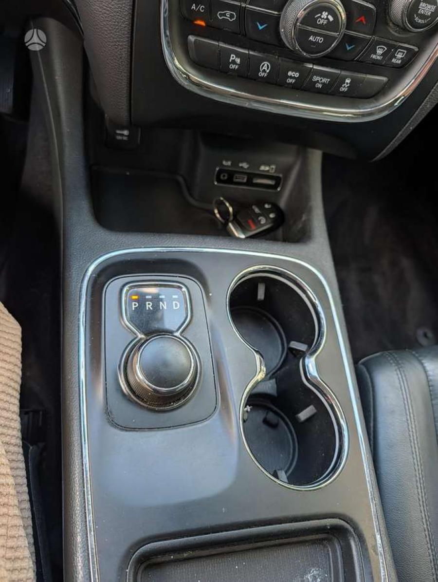 Melns Dodge Durango 2016 Kauņa, ar dzinēja tilpumu 3.60 L un nobraukumu 245 tūkst. km par 10900 €, foto 11 vietnē AUTOMOTO.COM.LV