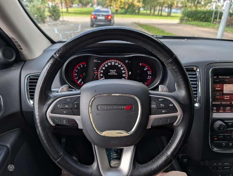 Melns Dodge Durango 2016 Kauņa, ar dzinēja tilpumu 3.60 L un nobraukumu 245 tūkst. km par 10900 €, foto 13 vietnē AUTOMOTO.COM.LV