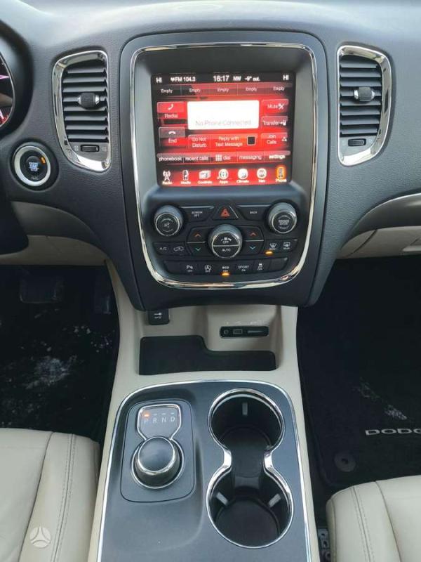 Black Dodge Durango 2017 in Siauliai, with an engine capacity of 3.60 L and mileage of 213 thousand km for 16900 €, photo 11 on AUTOMOTO.COM.LV
