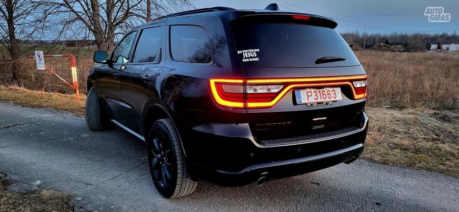 Melns Dodge Durango 2017 Palanga, ar dzinēja tilpumu 3.60 L un nobraukumu 195 tūkst. km par 15200 €, foto 3 vietnē AUTOMOTO.COM.LV