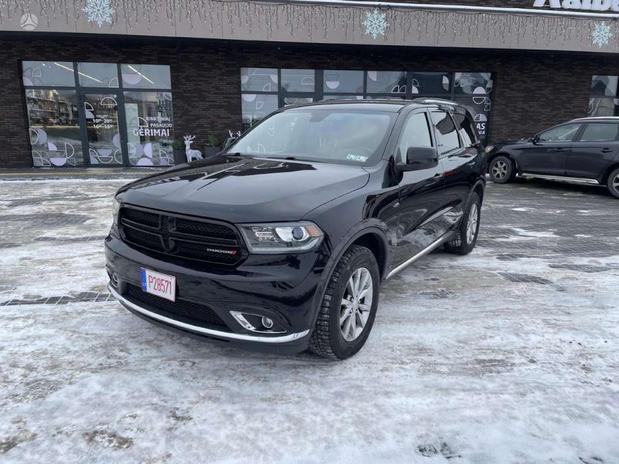 Melns Dodge Durango 2018 Alīta, ar dzinēja tilpumu 3.60 L un nobraukumu 186 tūkst. km par 15500 €, foto 2 vietnē AUTOMOTO.COM.LV