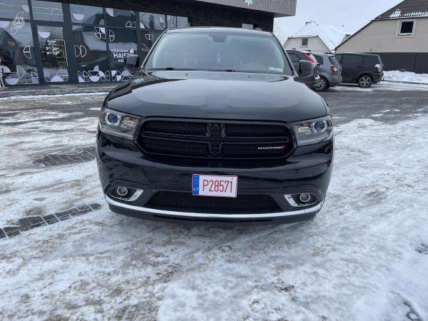 Black Dodge Durango 2018 in Alytus, with an engine capacity of 3.60 L and mileage of 186 thousand km for 15500 €, photo 9 on AUTOMOTO.COM.LV