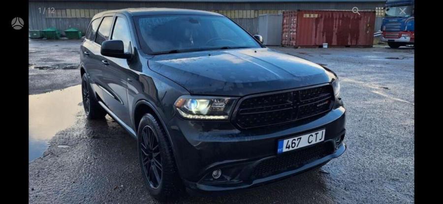 Melns Dodge Durango 2018 Viļņa, ar dzinēja tilpumu 3.60 L un nobraukumu 180 tūkst. km par 22600 €, foto 2 vietnē AUTOMOTO.COM.LV