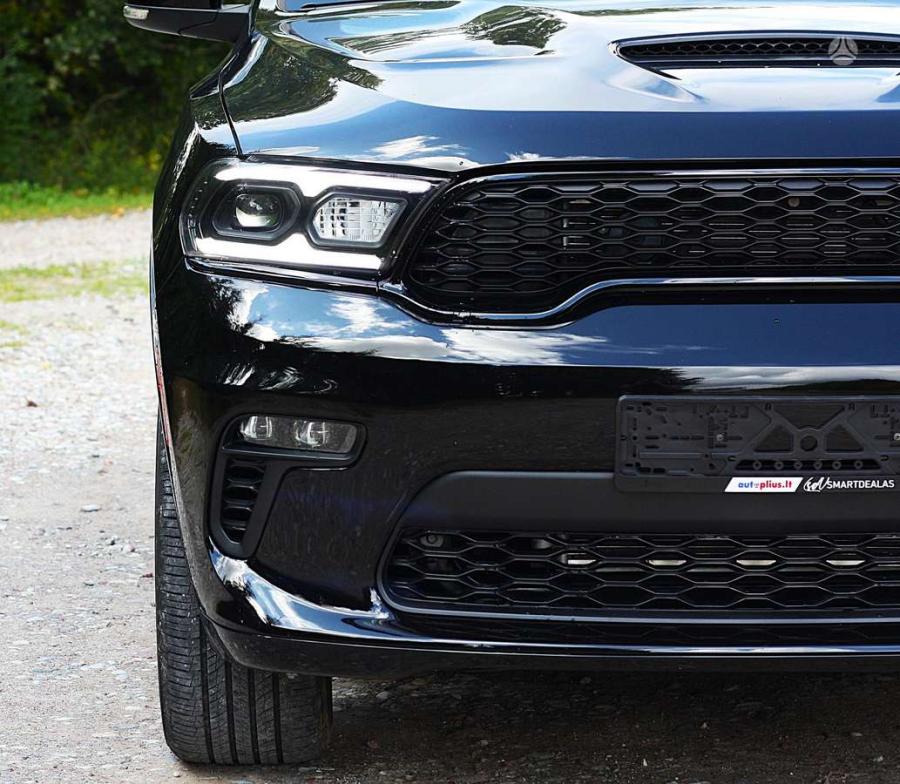 Black Dodge Durango 2018 in Kretinga, with an engine capacity of 3.60 L and mileage of 211 thousand km for 15999 €, photo 6 on AUTOMOTO.COM.LV