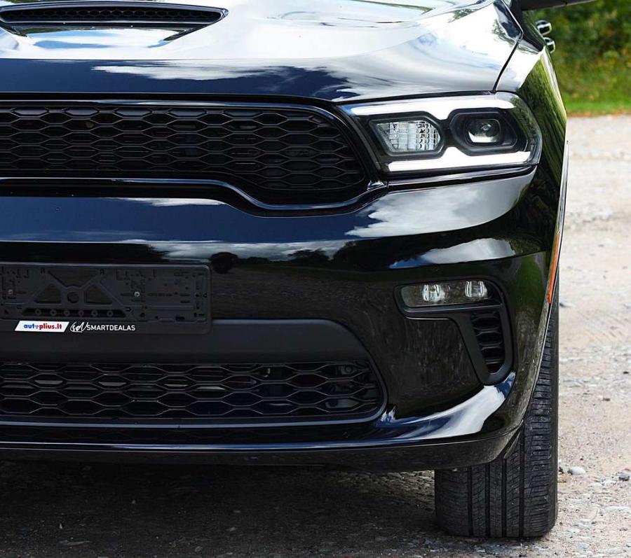 Black Dodge Durango 2018 in Kretinga, with an engine capacity of 3.60 L and mileage of 211 thousand km for 15999 €, photo 8 on AUTOMOTO.COM.LV