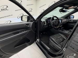 Black Dodge Durango 2019 in Vilnius, with an engine capacity of 5.65 L and mileage of 136 thousand km for 21900 €, photo 25 on AUTOMOTO.COM.LV
