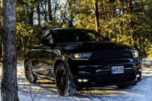 Black Dodge Durango 2019 in Ukmerge, with an engine capacity of 5.65 L and mileage of 153 thousand km for 19700 €, photo 28 on AUTOMOTO.COM.LV