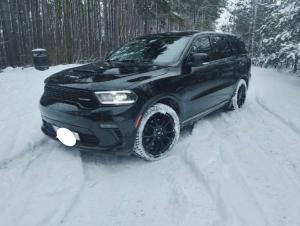 Black Dodge Durango 2019 in Vilnius, with an engine capacity of 5.70 L and mileage of 116 thousand km for 21800 €, photo  on AUTOMOTO.COM.LV