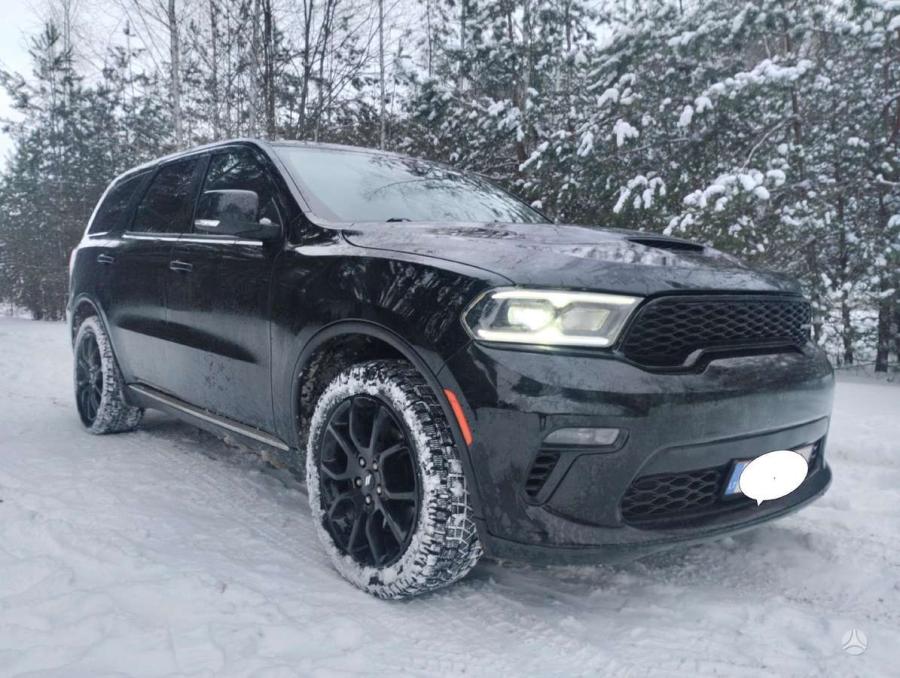 Black Dodge Durango 2019 in Vilnius, with an engine capacity of 5.70 L and mileage of 116 thousand km for 21800 €, photo 2 on AUTOMOTO.COM.LV