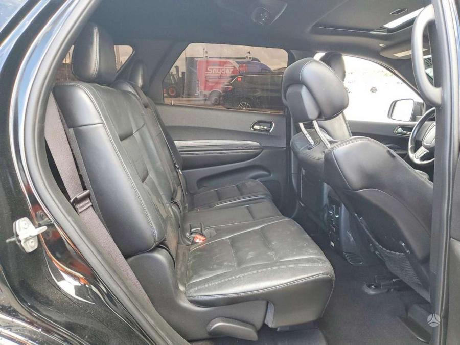 Black Dodge Durango 2019 in Klaipeda, with an engine capacity of 3.60 L and mileage of 253 thousand km for 8800 €, photo 11 on AUTOMOTO.COM.LV