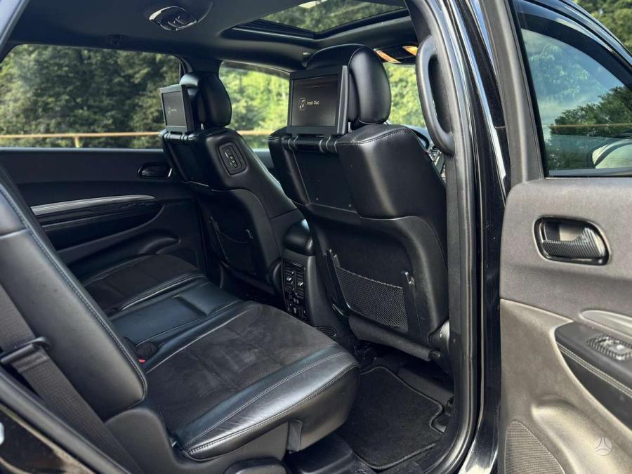 Melns Dodge Durango 2019 Viļņa, ar dzinēja tilpumu 3.60 L un nobraukumu 231 tūkst. km par 18900 €, foto 5 vietnē AUTOMOTO.COM.LV