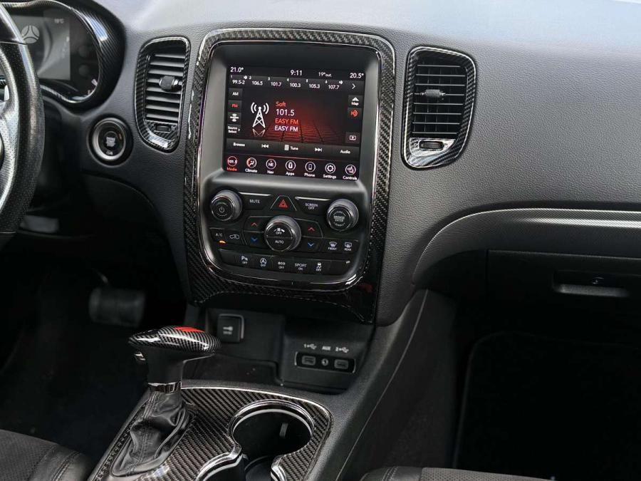 Melns Dodge Durango 2019 Viļņa, ar dzinēja tilpumu 3.60 L un nobraukumu 231 tūkst. km par 18900 €, foto 21 vietnē AUTOMOTO.COM.LV