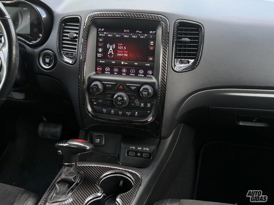 Melns Dodge Durango 2019 Viļņa, ar dzinēja tilpumu 3.60 L un nobraukumu 231 tūkst. km par 18900 €, foto 21 vietnē AUTOMOTO.COM.LV