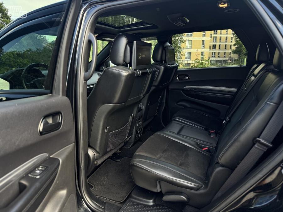 Melns Dodge Durango 2019 Viļņa, ar dzinēja tilpumu 3.60 L un nobraukumu 231 tūkst. km par 18900 €, foto 26 vietnē AUTOMOTO.COM.LV