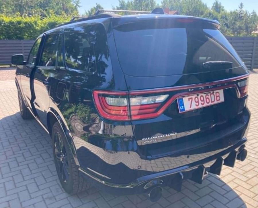 Melns Dodge Durango 2019 Klaipėda, ar dzinēja tilpumu 3.60 L un nobraukumu 154 tūkst. km par 17900 €, foto 6 vietnē AUTOMOTO.COM.LV