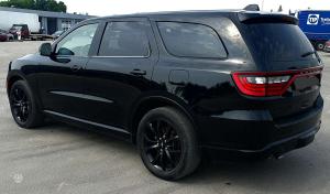 Black Dodge Durango 2019 in Klaipeda, with an engine capacity of 5.65 L and mileage of 246 thousand km for 19900 €, photo 4 on AUTOMOTO.COM.LV