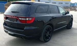 Black Dodge Durango 2019 in Klaipeda, with an engine capacity of 5.65 L and mileage of 246 thousand km for 19900 €, photo 5 on AUTOMOTO.COM.LV