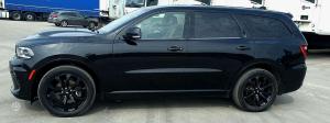 Black Dodge Durango 2019 in Klaipeda, with an engine capacity of 5.65 L and mileage of 246 thousand km for 19900 €, photo 6 on AUTOMOTO.COM.LV