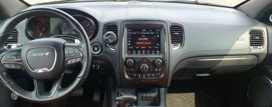 Black Dodge Durango 2019 in Klaipeda, with an engine capacity of 5.65 L and mileage of 246 thousand km for 19900 €, photo 22 on AUTOMOTO.COM.LV