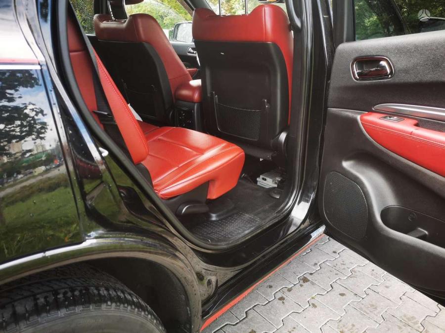 Melns Dodge Durango 2019 Viļņa, ar dzinēja tilpumu 5.70 L un nobraukumu 102 tūkst. km par 19750 €, foto 11 vietnē AUTOMOTO.COM.LV