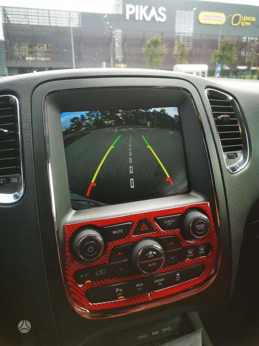 Melns Dodge Durango 2019 Viļņa, ar dzinēja tilpumu 5.70 L un nobraukumu 102 tūkst. km par 19750 €, foto 14 vietnē AUTOMOTO.COM.LV