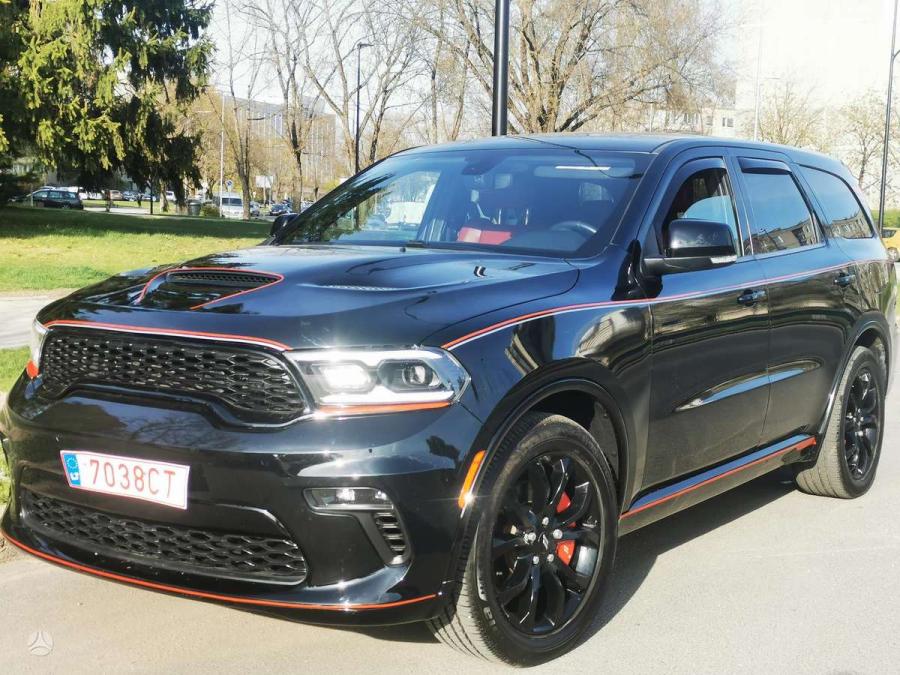 Melns Dodge Durango 2019 Viļņa, ar dzinēja tilpumu 5.70 L un nobraukumu 102 tūkst. km par 19750 €, foto 18 vietnē AUTOMOTO.COM.LV