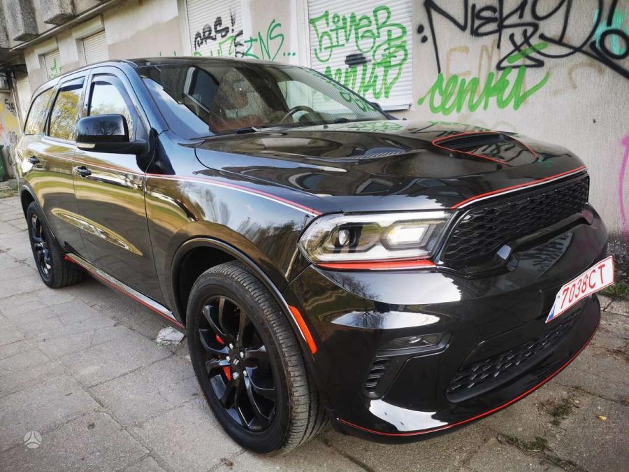 Melns Dodge Durango 2019 Viļņa, ar dzinēja tilpumu 5.70 L un nobraukumu 102 tūkst. km par 19750 €, foto 21 vietnē AUTOMOTO.COM.LV