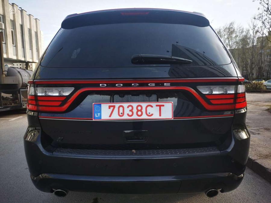 Melns Dodge Durango 2019 Viļņa, ar dzinēja tilpumu 5.70 L un nobraukumu 102 tūkst. km par 19750 €, foto 22 vietnē AUTOMOTO.COM.LV