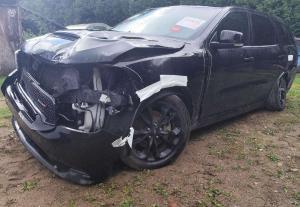 Black Dodge Durango 2020 in Kaisiadorys, with an engine capacity of 5.65 L and mileage of 165 thousand km for 7500 €, photo  on AUTOMOTO.COM.LV