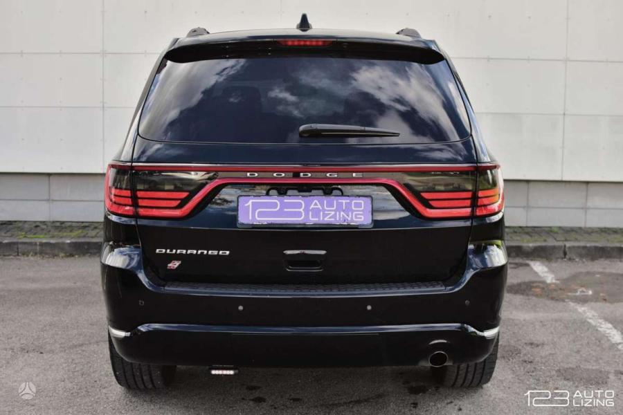 Black Dodge Durango 2020 in Kretinga, with an engine capacity of 3.60 L and mileage of 153 thousand km for 18999 €, photo 10 on AUTOMOTO.COM.LV