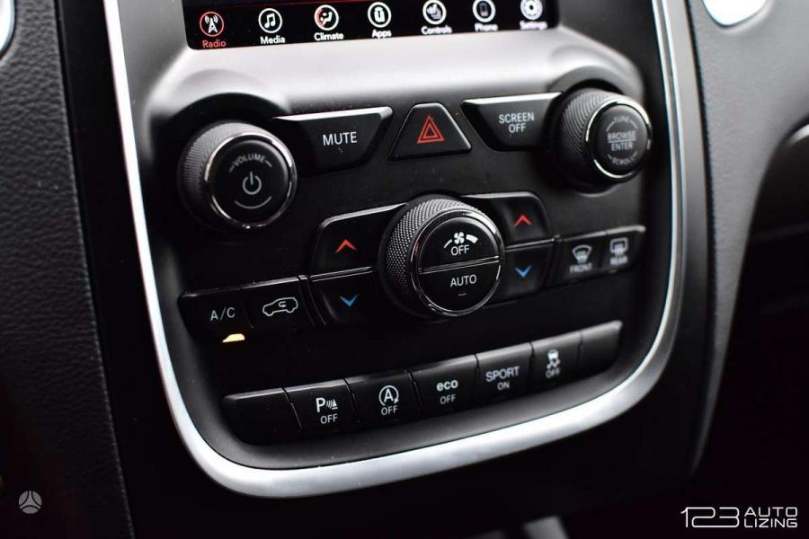 Black Dodge Durango 2020 in Kretinga, with an engine capacity of 3.60 L and mileage of 153 thousand km for 18999 €, photo 20 on AUTOMOTO.COM.LV