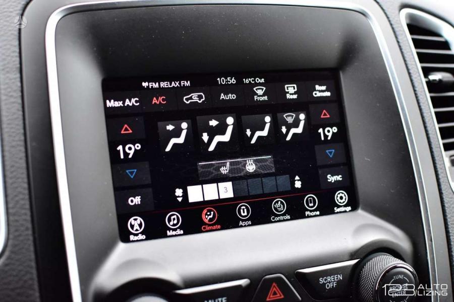 Black Dodge Durango 2020 in Kretinga, with an engine capacity of 3.60 L and mileage of 153 thousand km for 18999 €, photo 22 on AUTOMOTO.COM.LV
