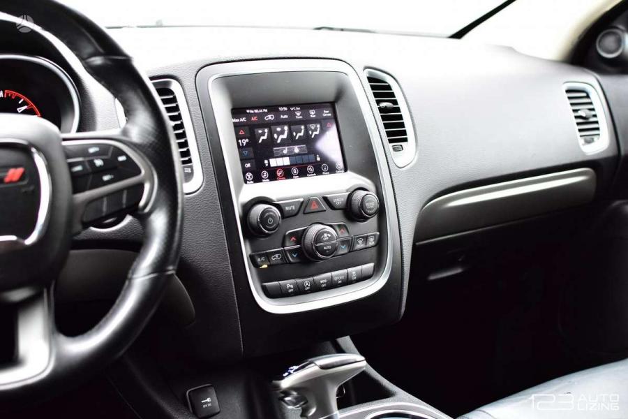 Black Dodge Durango 2020 in Kretinga, with an engine capacity of 3.60 L and mileage of 153 thousand km for 18999 €, photo 29 on AUTOMOTO.COM.LV