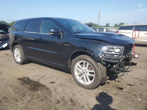 Melns Dodge Durango 2021 Klaipėda, ar dzinēja tilpumu 5.65 L un nobraukumu 97 tūkst. km par 12600 €, foto  vietnē AUTOMOTO.COM.LV