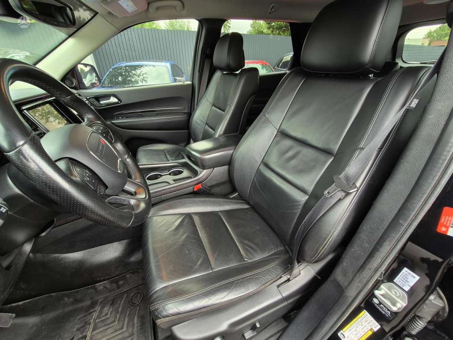 Melns Dodge Durango 2021 Viļņa, ar dzinēja tilpumu 5.65 L un nobraukumu 132 tūkst. km par 20900 €, foto 9 vietnē AUTOMOTO.COM.LV
