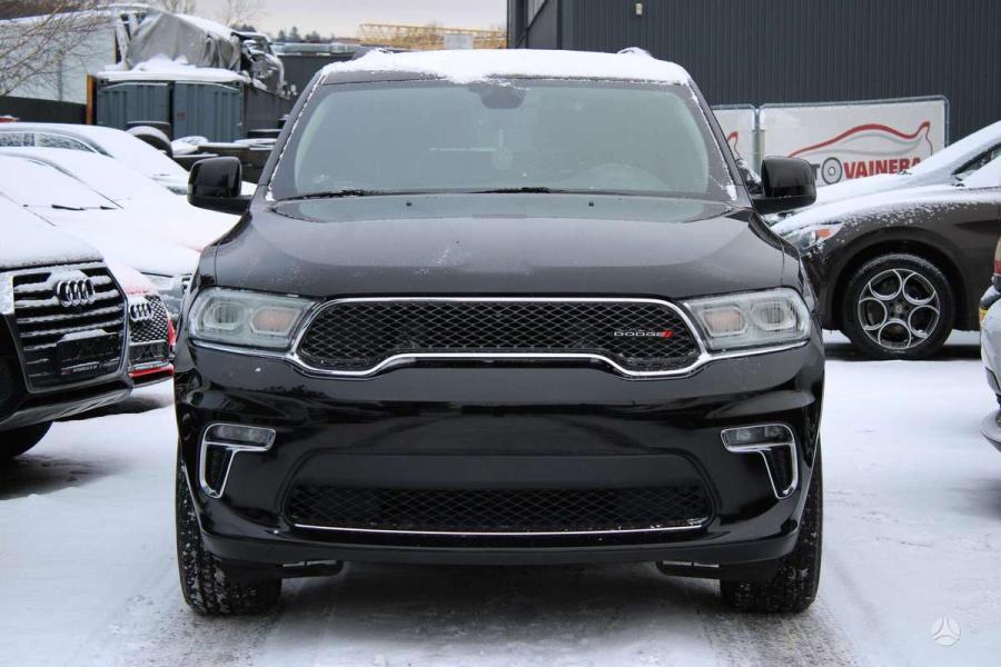 Melns Dodge Durango 2022 Viļņa, ar dzinēja tilpumu 3.60 L un nobraukumu 75 tūkst. km par 19500 €, foto 1 vietnē AUTOMOTO.COM.LV