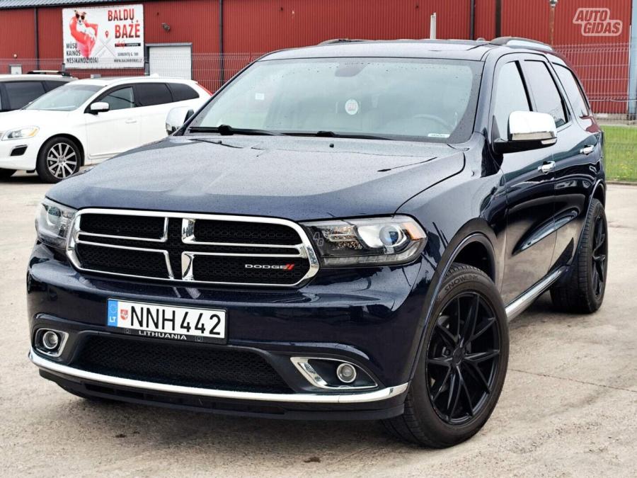 Blue Dodge Durango 2014 in Siauliai, with an engine capacity of 3.60 L and mileage of 155 thousand km for 13700 €, photo 3 on AUTOMOTO.COM.LV