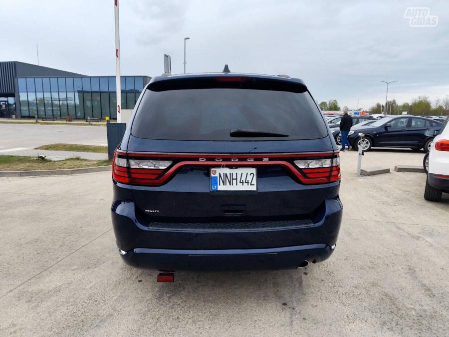 Blue Dodge Durango 2014 in Siauliai, with an engine capacity of 3.60 L and mileage of 155 thousand km for 13700 €, photo 6 on AUTOMOTO.COM.LV
