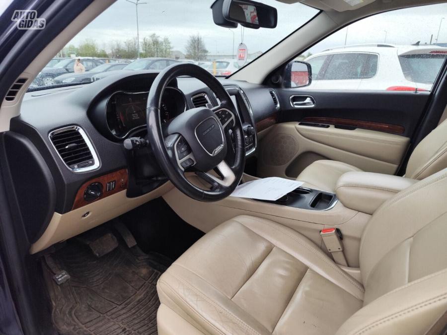 Blue Dodge Durango 2014 in Siauliai, with an engine capacity of 3.60 L and mileage of 155 thousand km for 13700 €, photo 9 on AUTOMOTO.COM.LV
