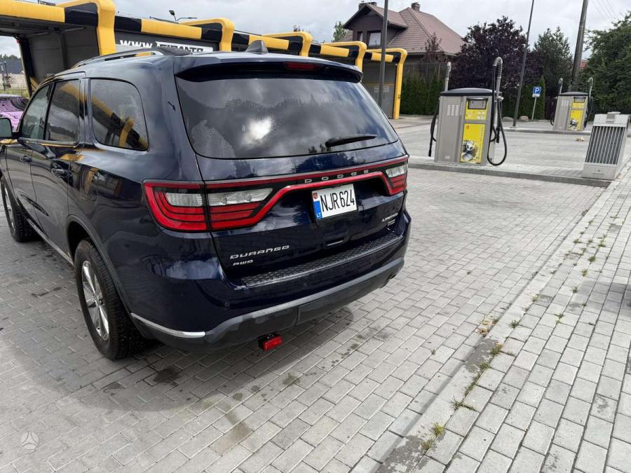 Blue Dodge Durango 2014 in Kaunas, with an engine capacity of 3.60 L and mileage of 245 thousand km for 13800 €, photo 7 on AUTOMOTO.COM.LV