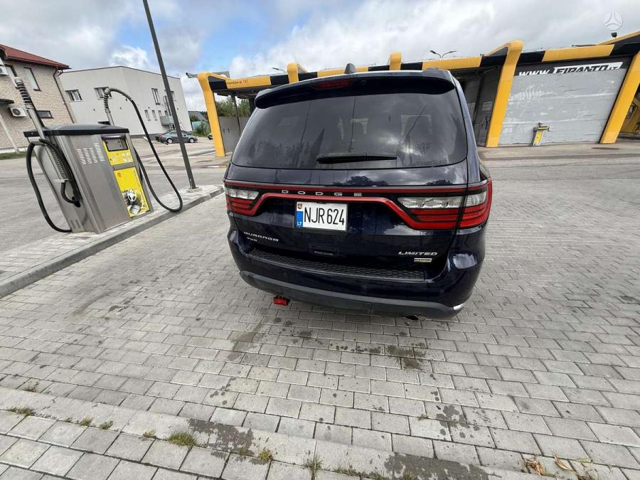 Blue Dodge Durango 2014 in Kaunas, with an engine capacity of 3.60 L and mileage of 245 thousand km for 13800 €, photo 14 on AUTOMOTO.COM.LV